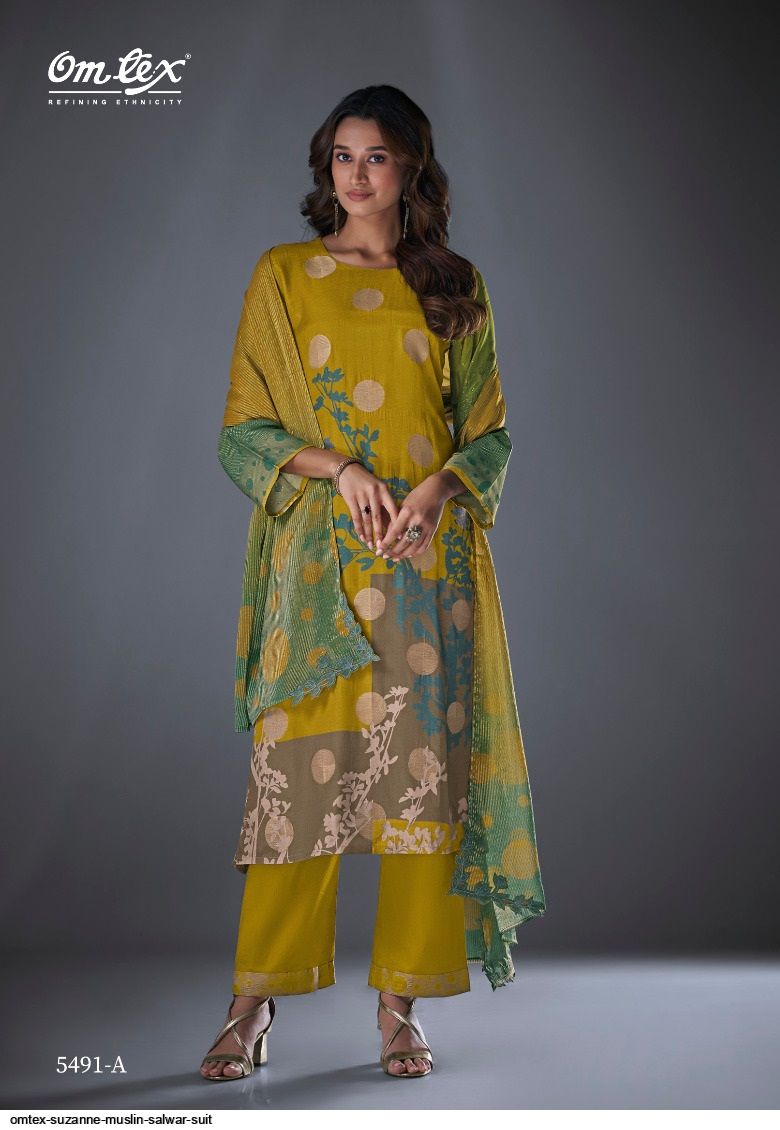 OMTEX SUZANNE MUSLIN salwar suit