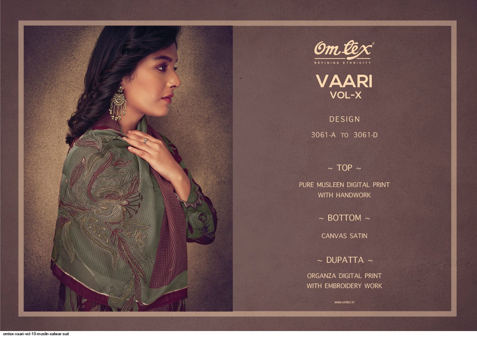 OMTEX VAARI VOL 10 MUSLIN salwar suit