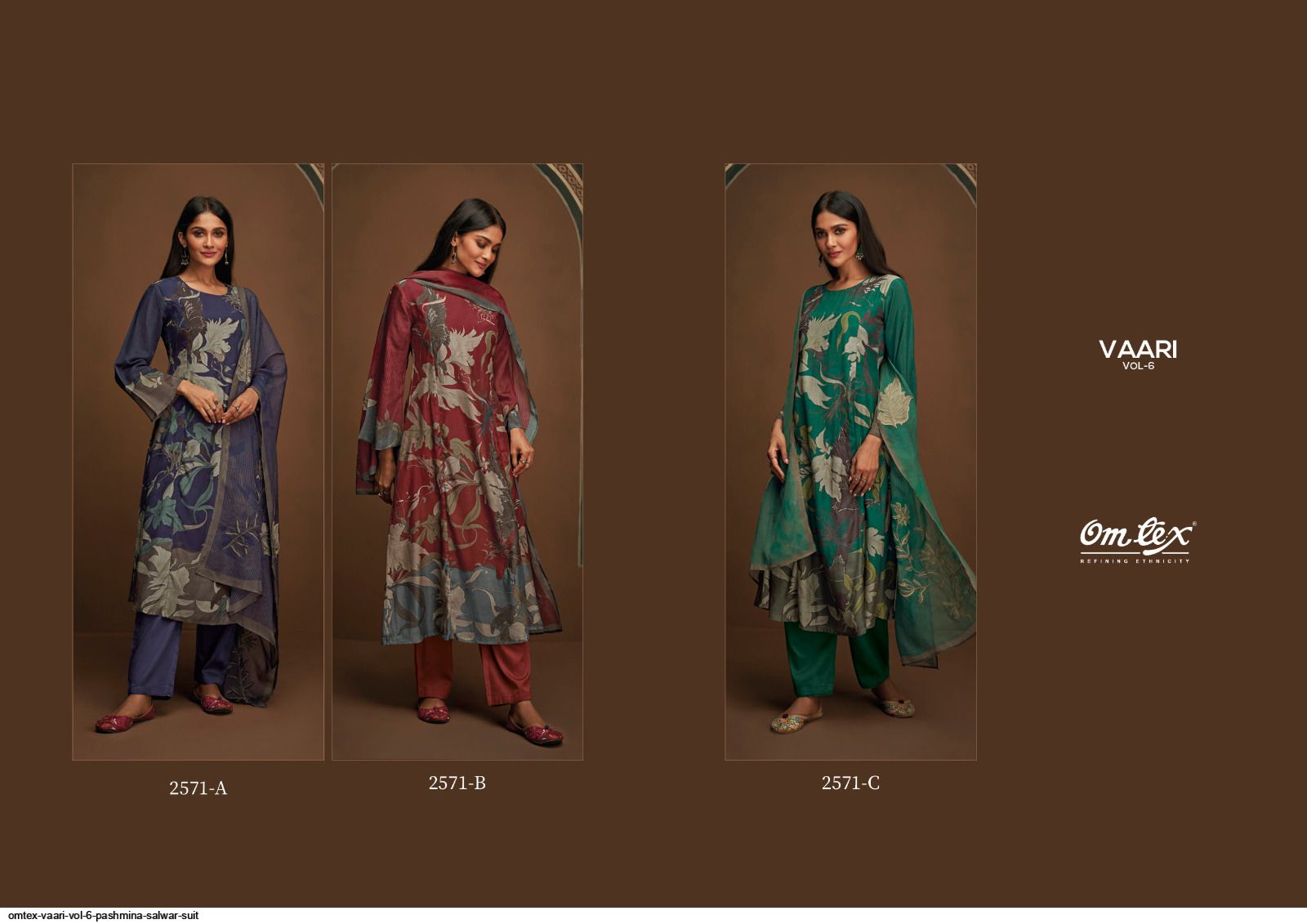 OMTEX VAARI VOL 6 PASHMINA SALWAR SUIT