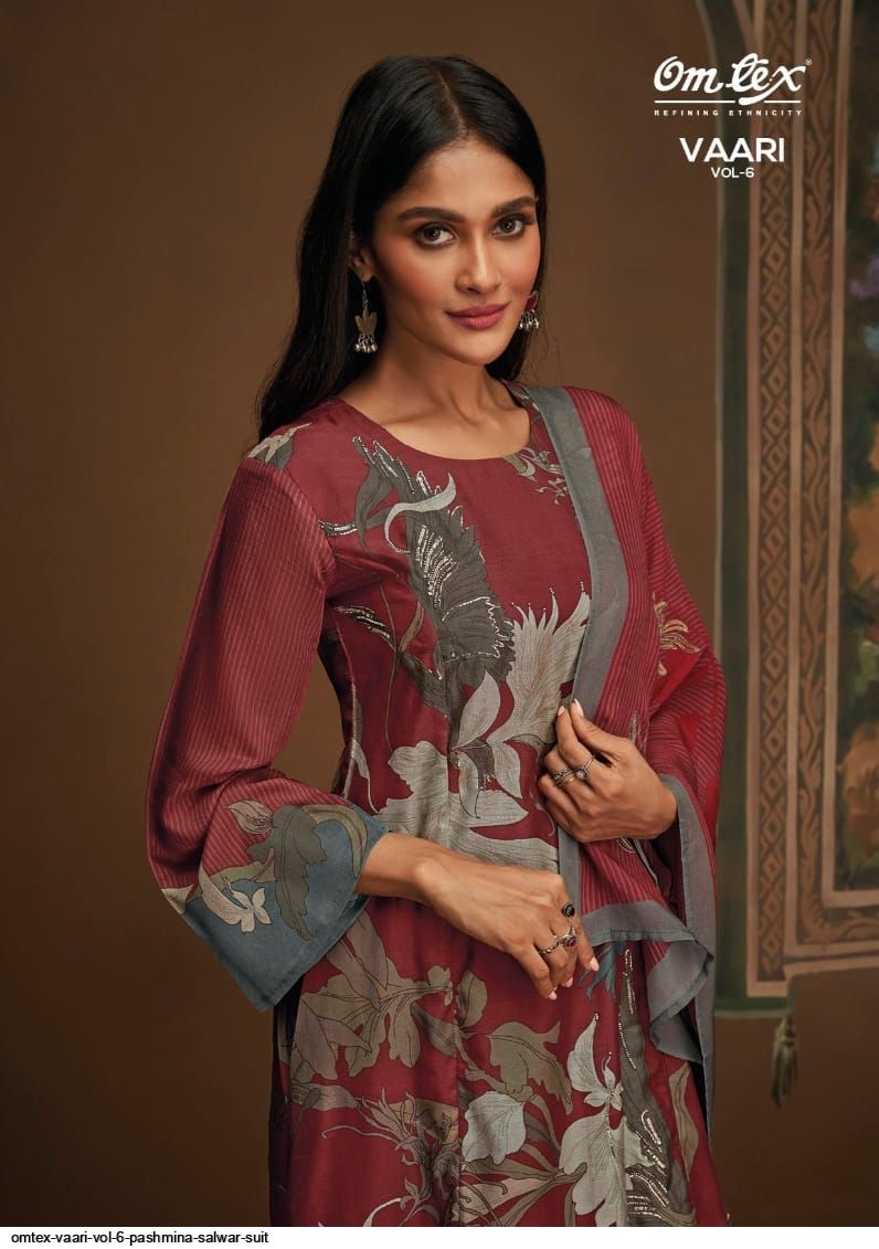 OMTEX VAARI VOL 6 PASHMINA SALWAR SUIT