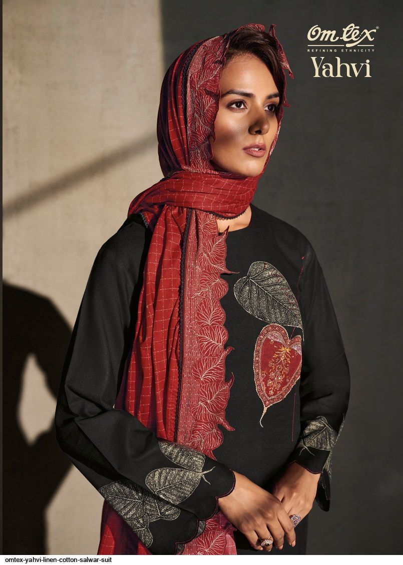 OMTEX YAHVI LINEN COTTON SALWAR SUIT
