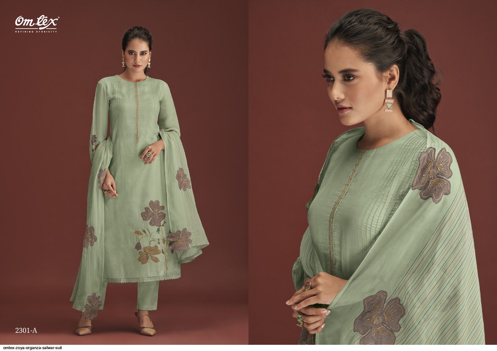OMTEX ZOYA ORGANZA SALWAR SUIT