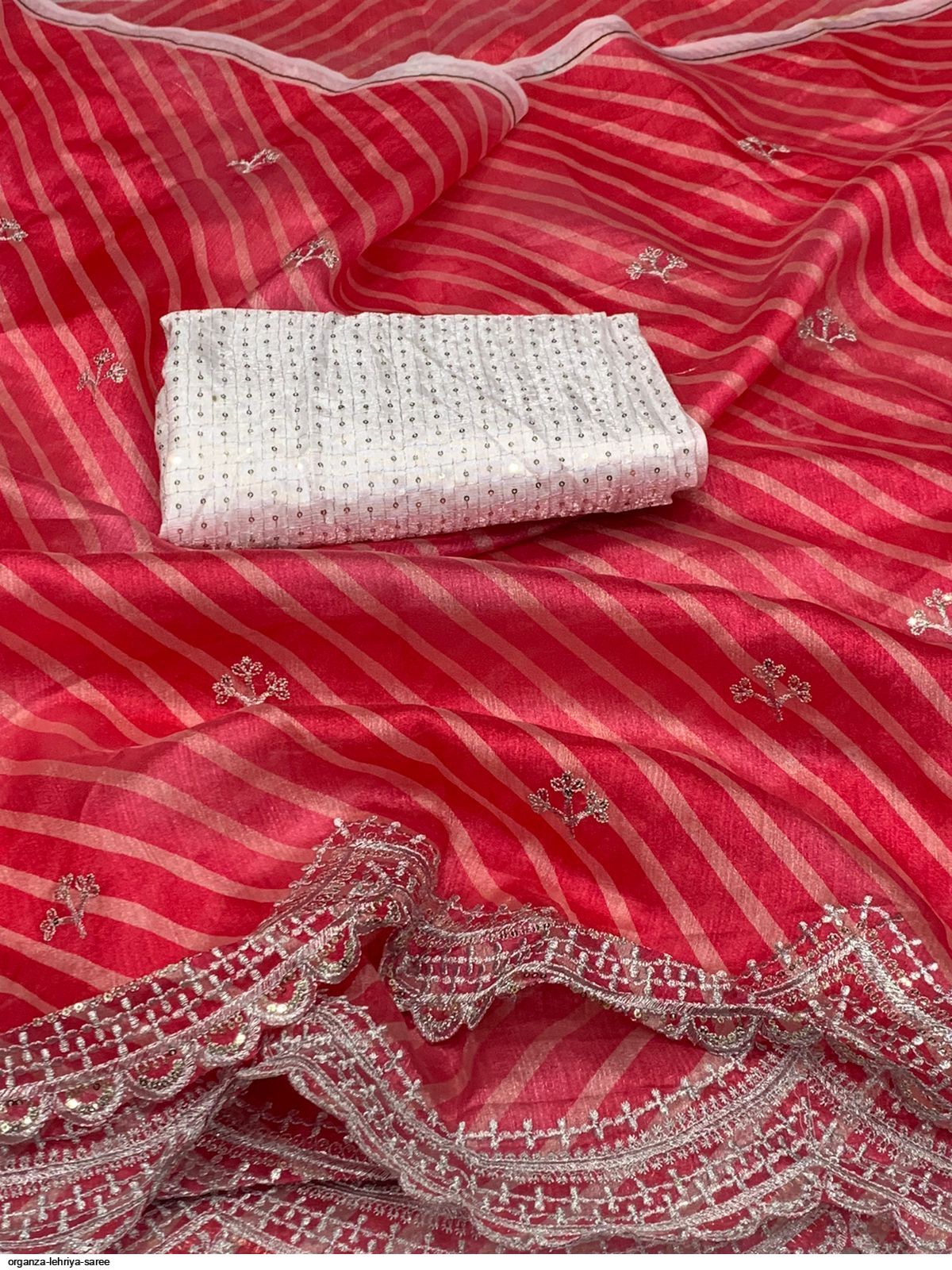 Organza Lehriya SAREE