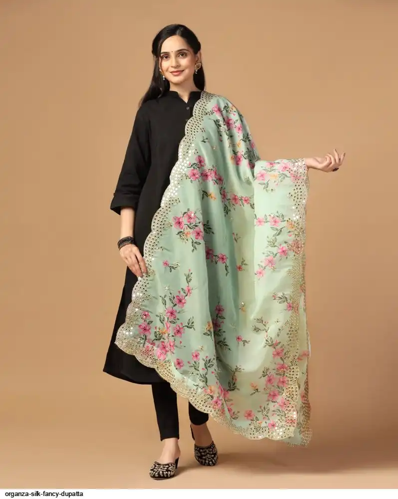 ORGANZA SILK FANCY DUPATTA