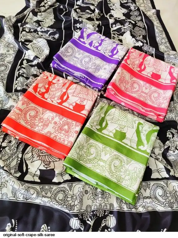 Original Soft Crape Silk SAREE