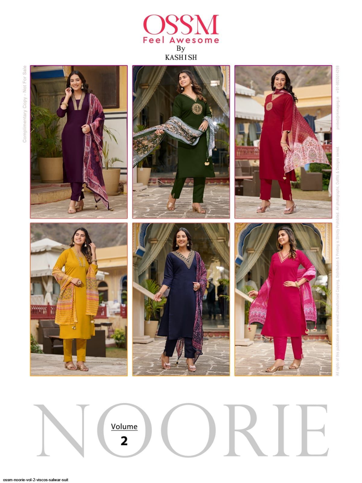 OSSM NOORIE Vol 2 Viscos salwar suit