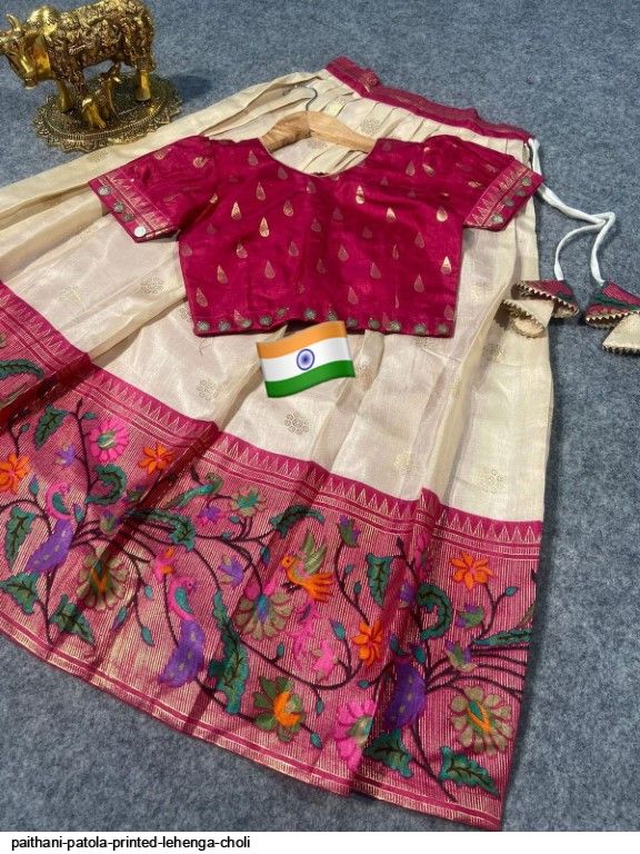 paithani patola printed lehenga choli
