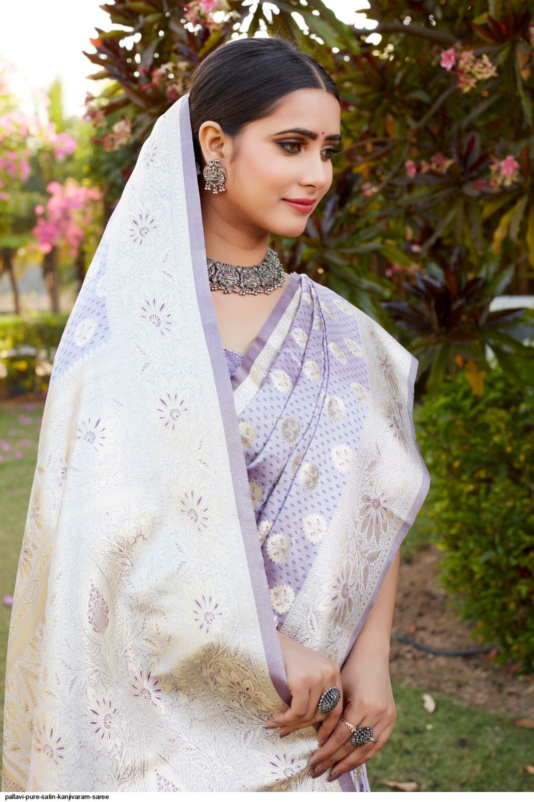 PALLAVI PURE SATIN KANJIVARAM SAREE