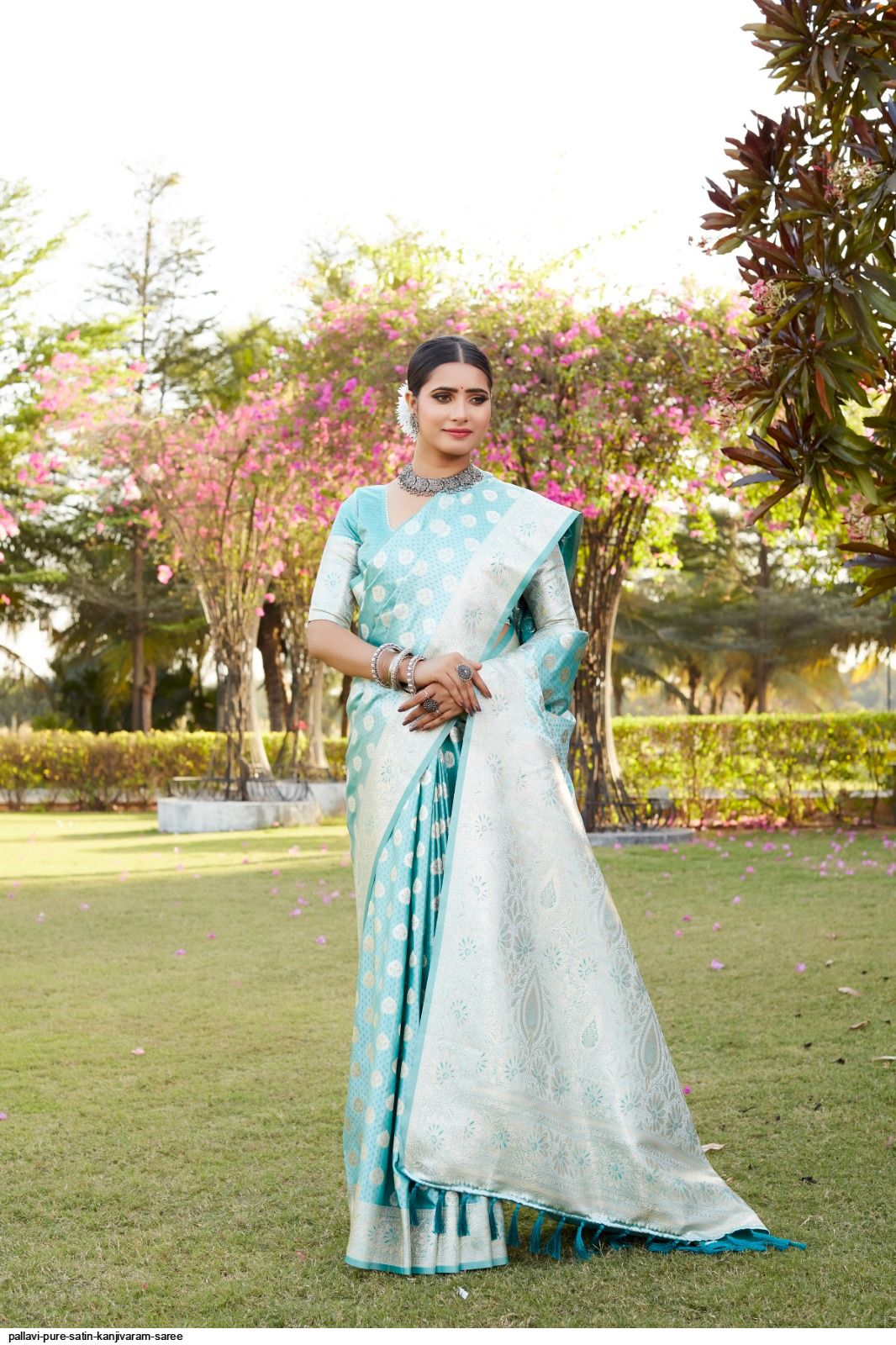 PALLAVI PURE SATIN KANJIVARAM SAREE
