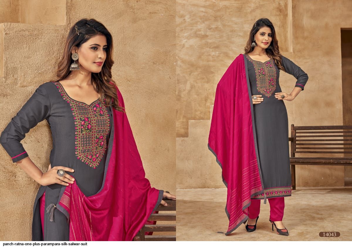 Panch Ratna ONE PLUS Parampara Silk salwar suit
