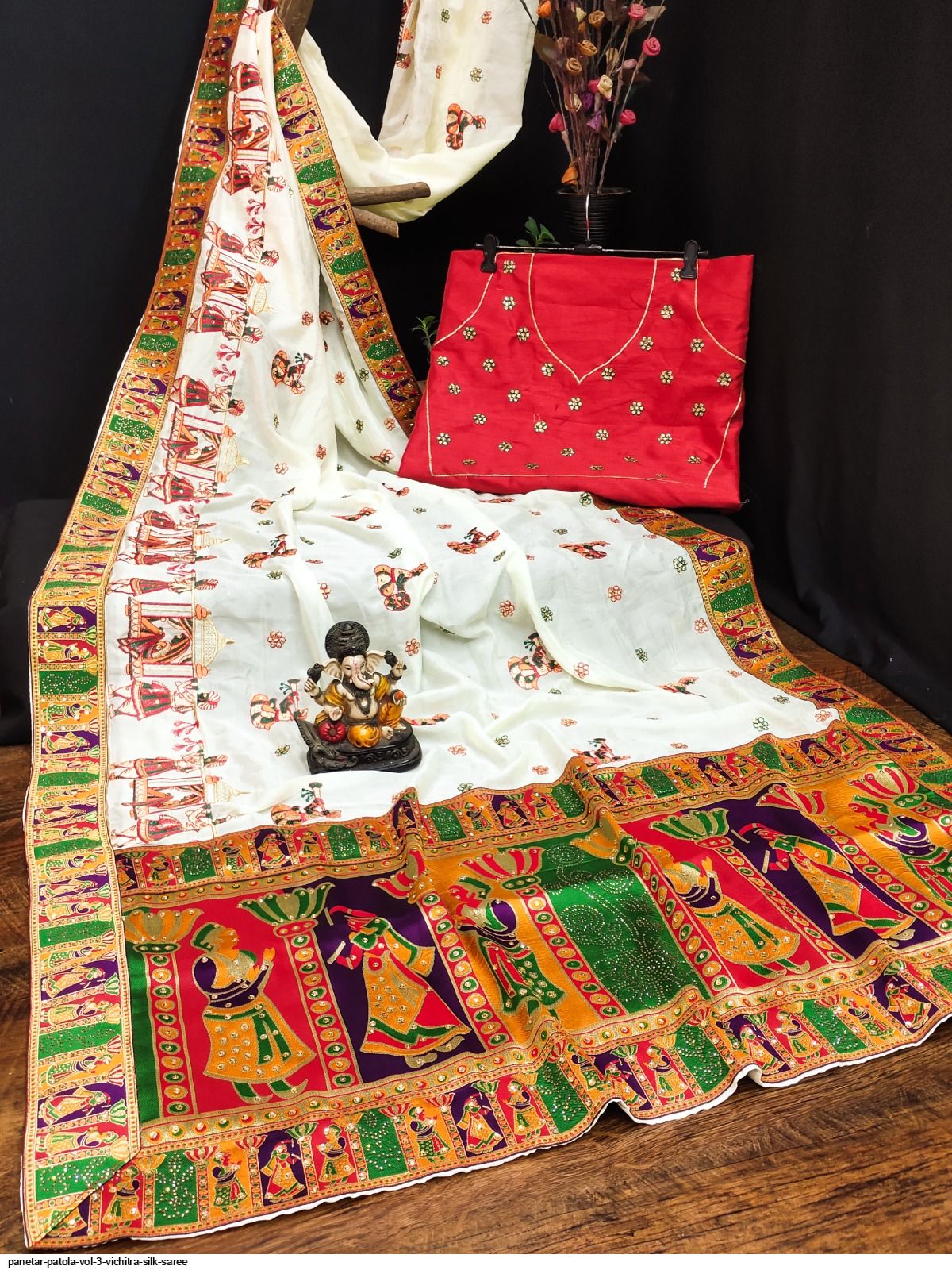 PANETAR PATOLA vol 3 Vichitra Silk saree