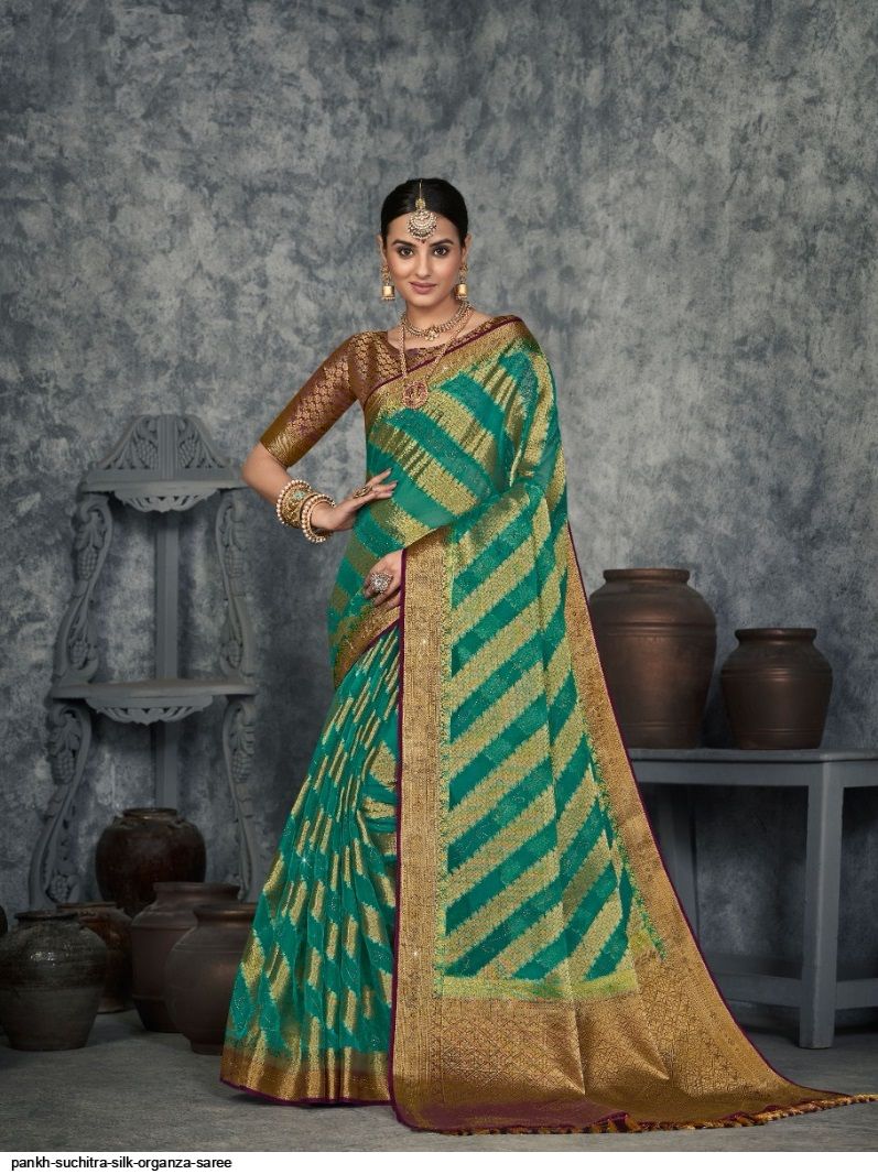 PANKH Suchitra Silk ORGANZA SAREE