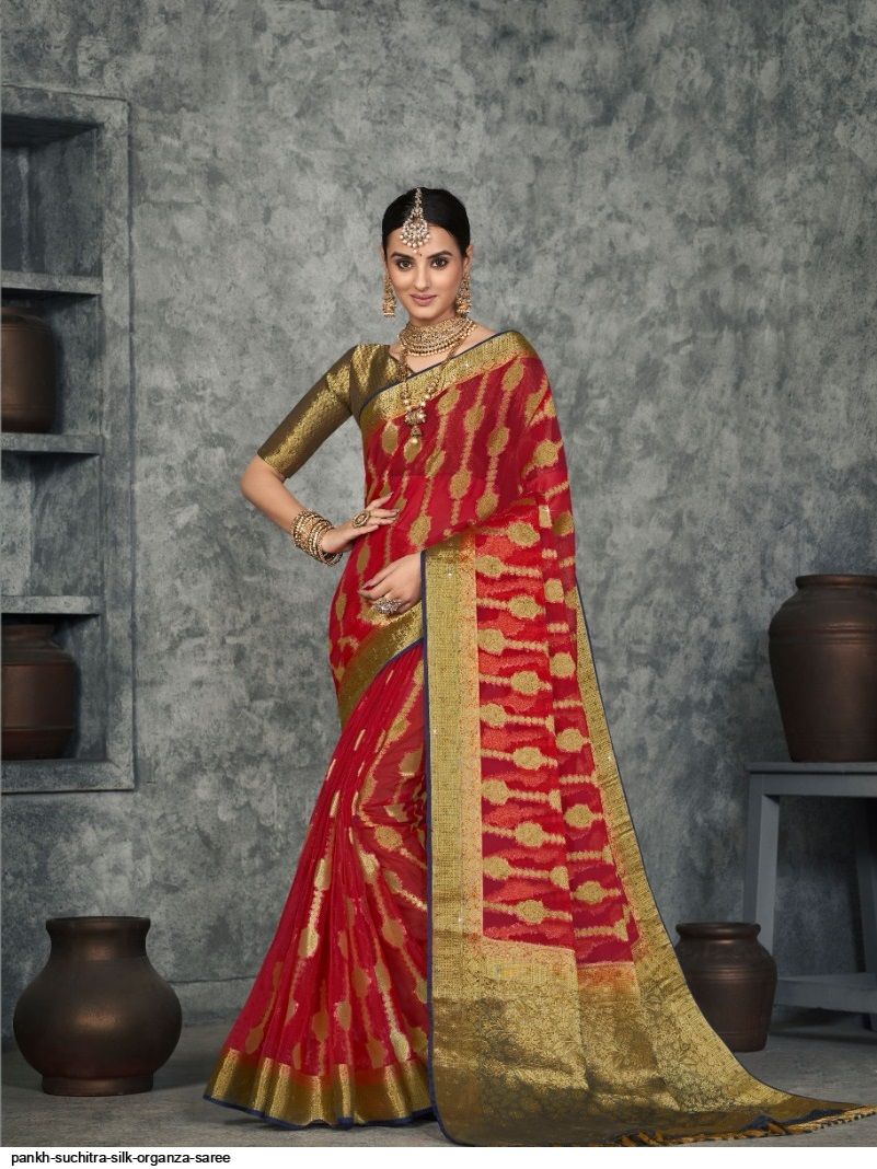 PANKH Suchitra Silk ORGANZA SAREE