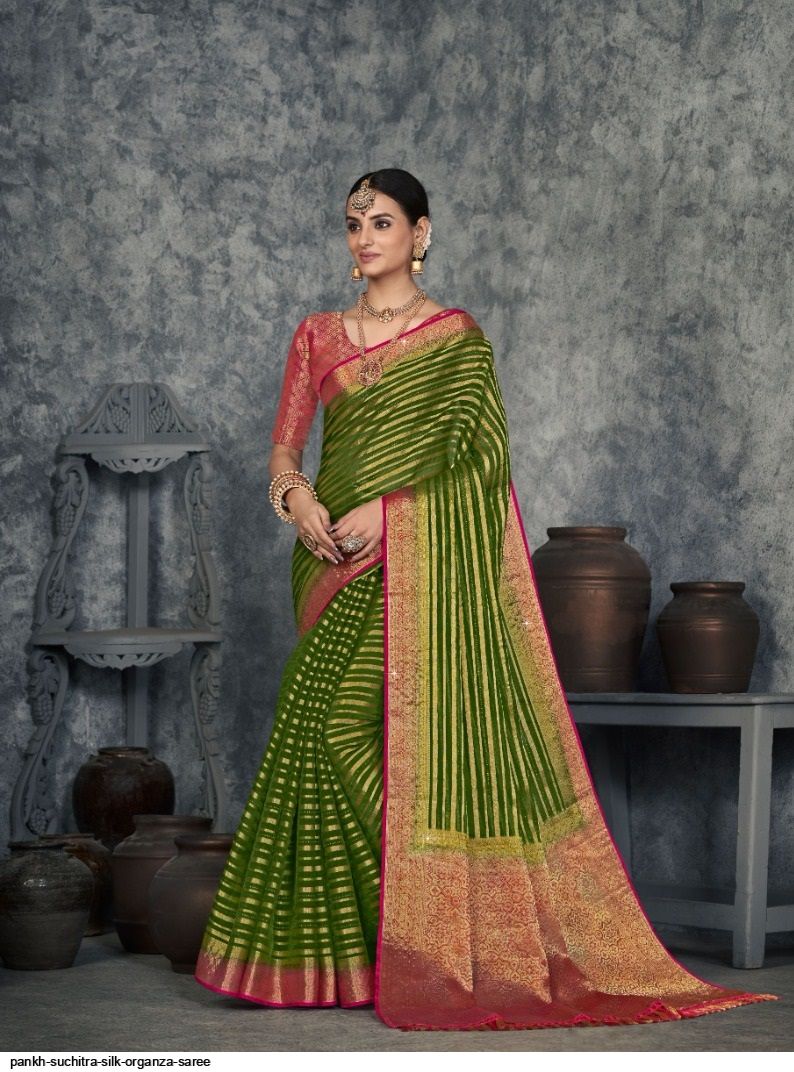 PANKH Suchitra Silk ORGANZA SAREE