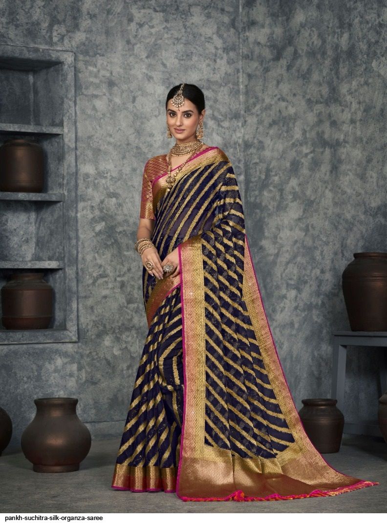 PANKH Suchitra Silk ORGANZA SAREE