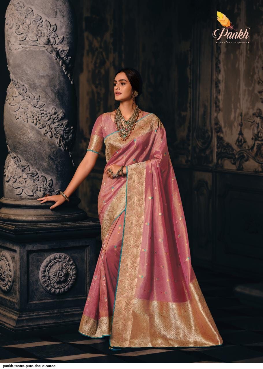 PANKH Tantra Pure Tissue SAREE