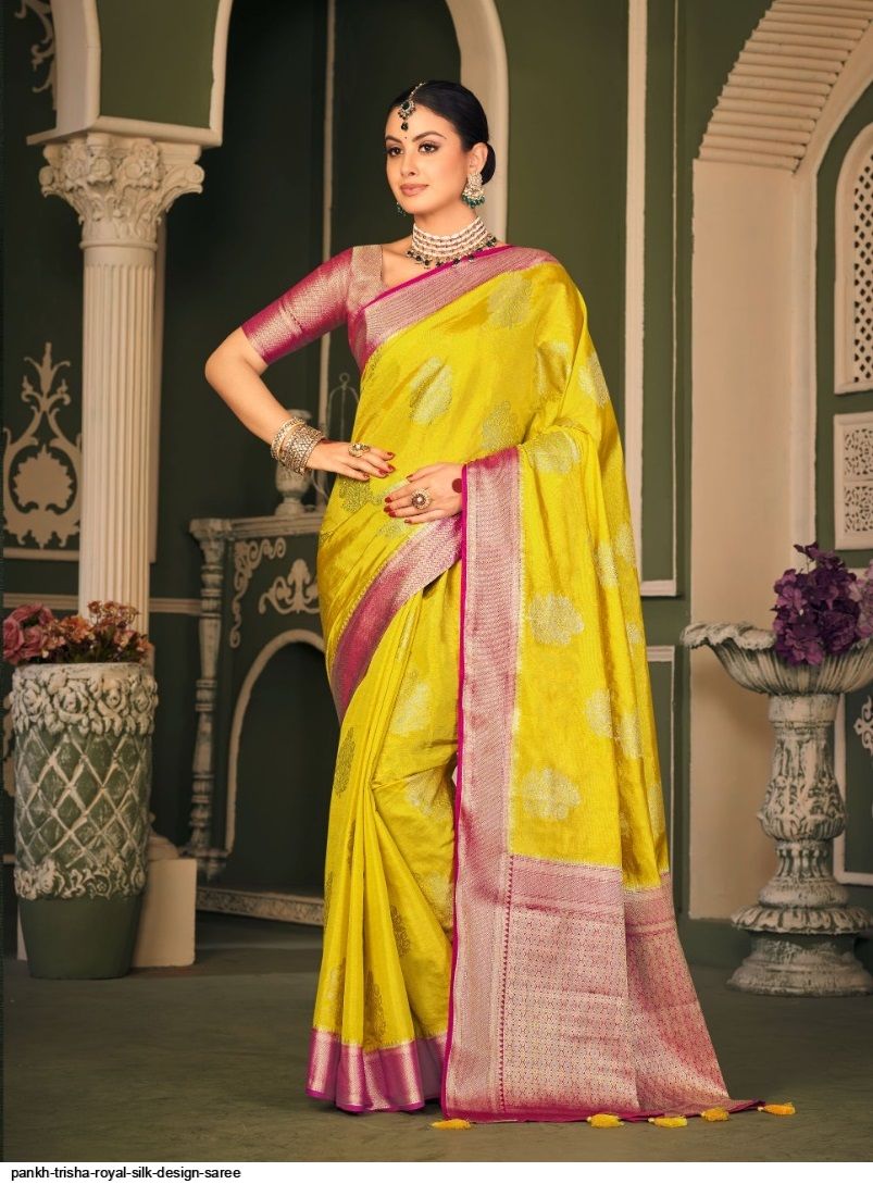 PANKH TRISHA ROYAL SILK DESIGN SAREE