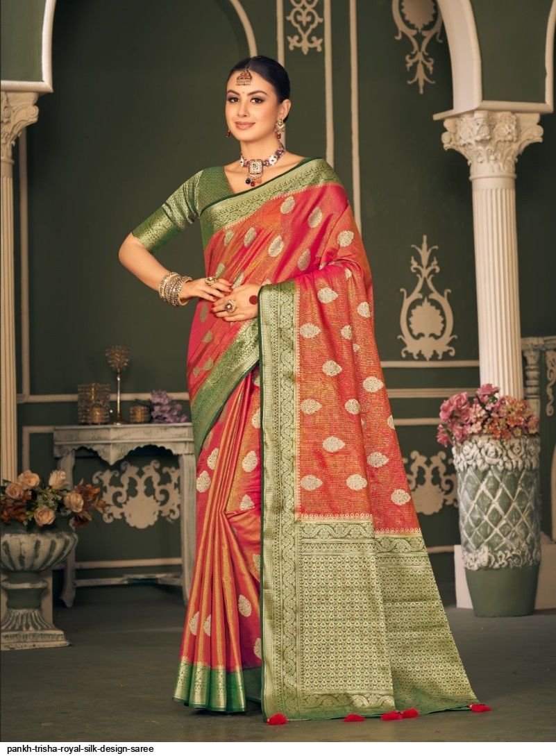 PANKH TRISHA ROYAL SILK DESIGN SAREE