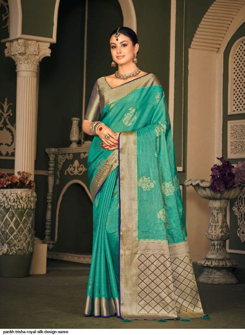 PANKH TRISHA ROYAL SILK DESIGN SAREE