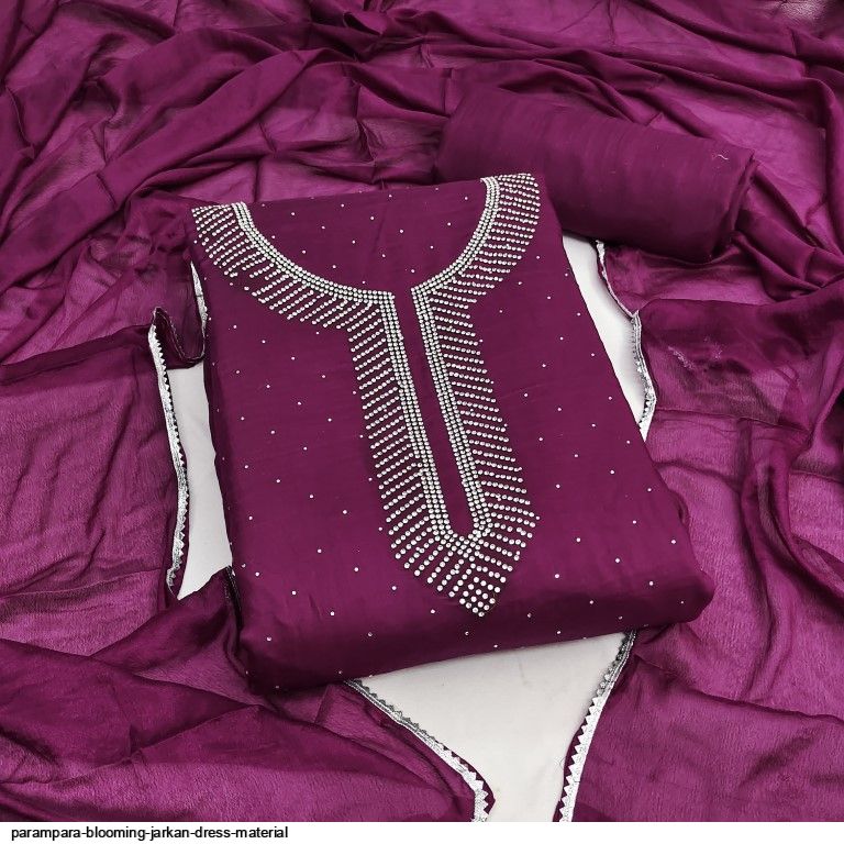 Parampara Blooming jarkan DRESS MATERIAL