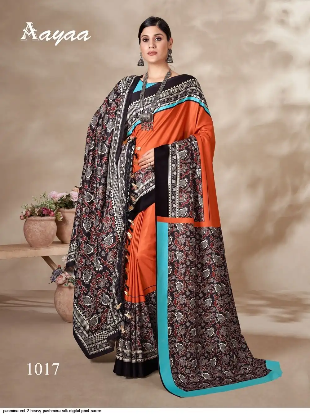 PASMINA Vol-2 Pashmina Silk Saree | Digital Print B2B