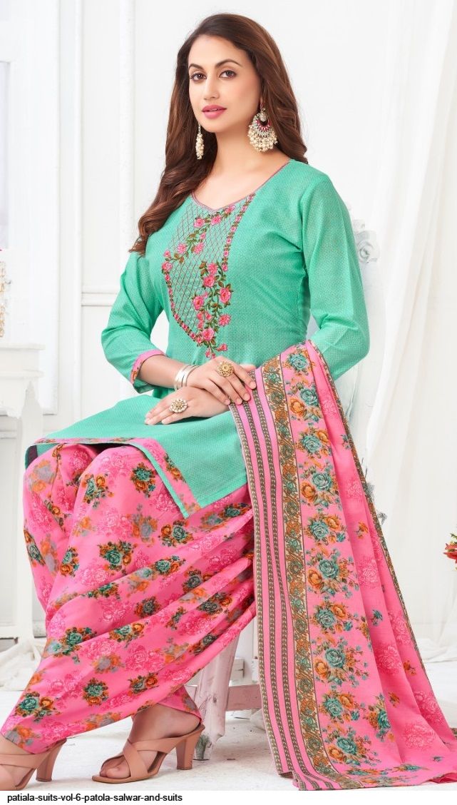PATIALA SUITS VOL 6 PATOLA SALWAR AND SUITS