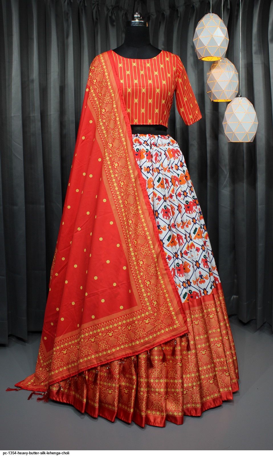 PC 1354 HEAVY BUTTER SILK LEHENGA CHOLI
