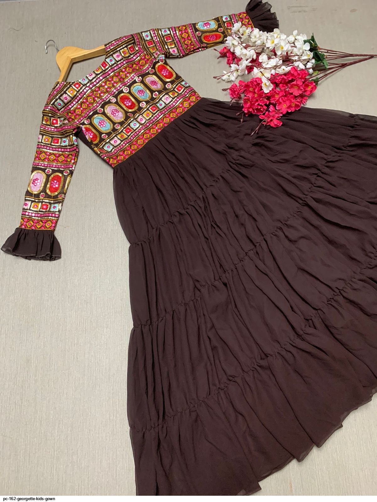 PC 162 GEORGETTE KIDS GOWN