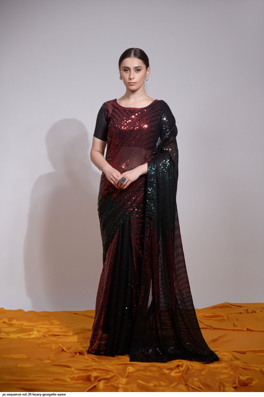 PC SEQUENCE VOL 20 HEAVY GEORGETTE SAREE