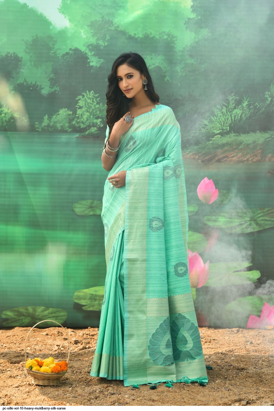 PC SILKI VOL 10 HEAVY MUKLBERRY SILK SAREE