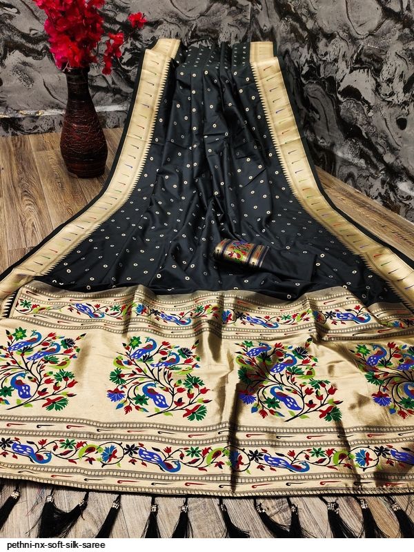 pethni nx SOFT SILK SAREE