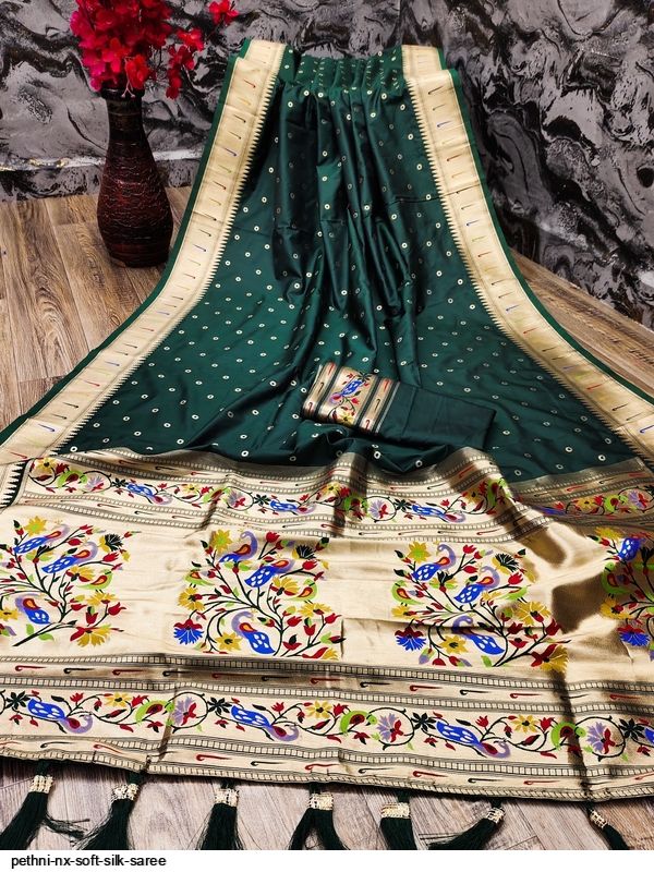 pethni nx SOFT SILK SAREE
