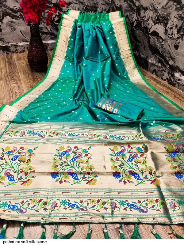 pethni nx SOFT SILK SAREE