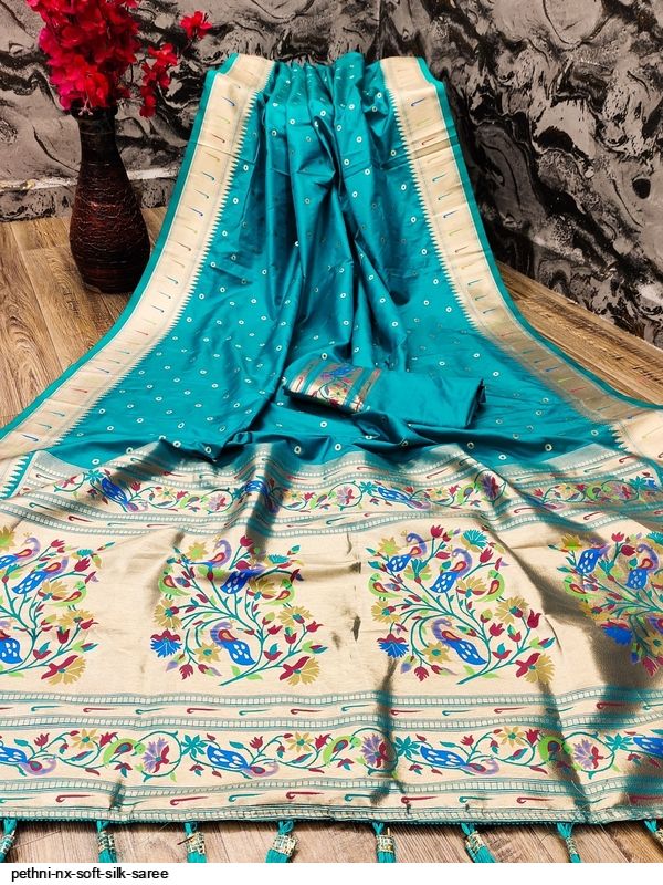 pethni nx SOFT SILK SAREE