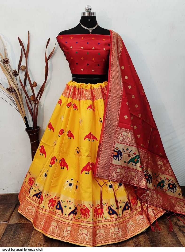 POPAT BANARASI LEHENGA CHOLI