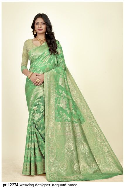 PR 12274 WEAVING DESIGNER JACQUARD SAREE