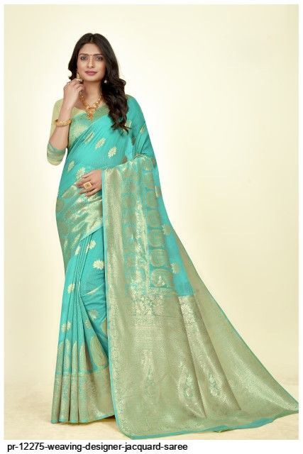 PR 12275 WEAVING DESIGNER JACQUARD SAREE