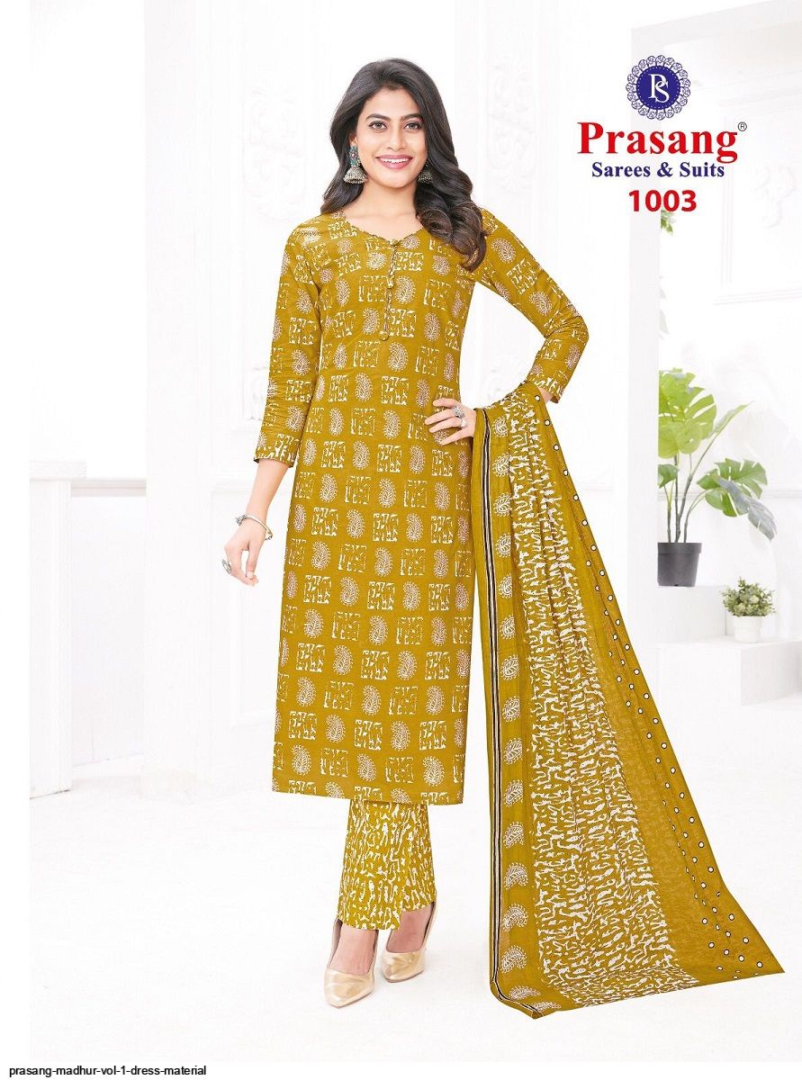 Prasang Madhur Vol 1 Dress Material