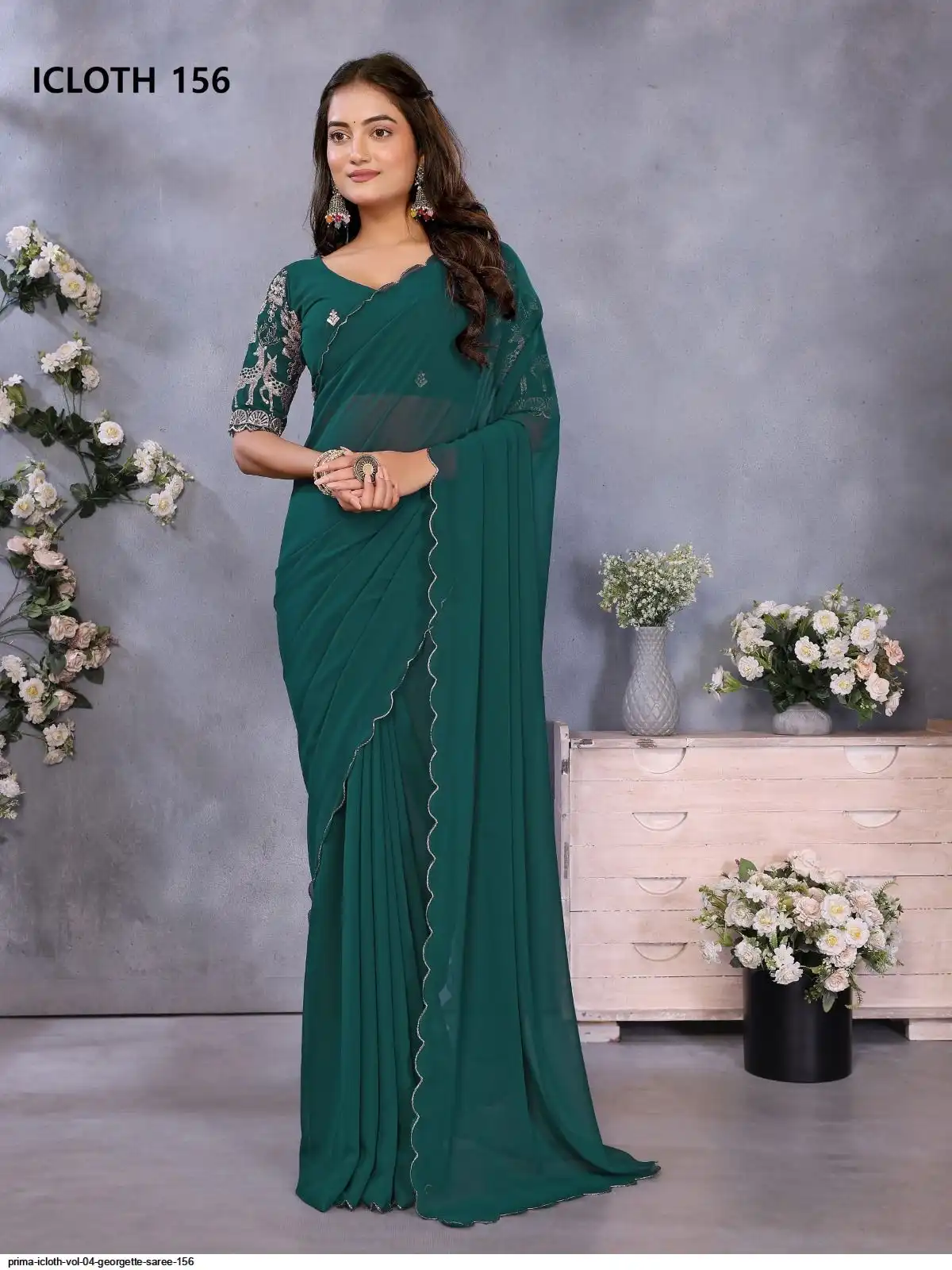 PRIMA ICLOTH VOL-04 GEORGETTE SAREE 156