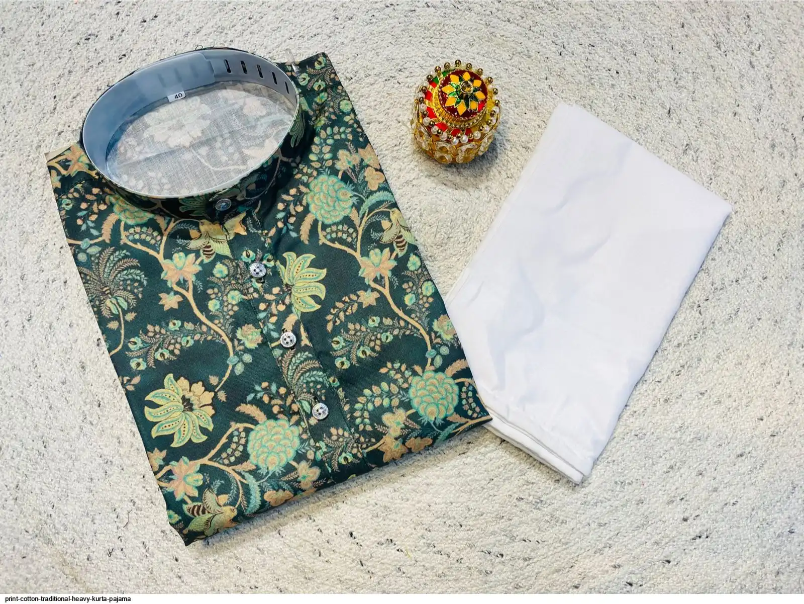 Men’s Traditional Heavy Kurta - 100% Cotton Kurta for Wholesale | Print ...