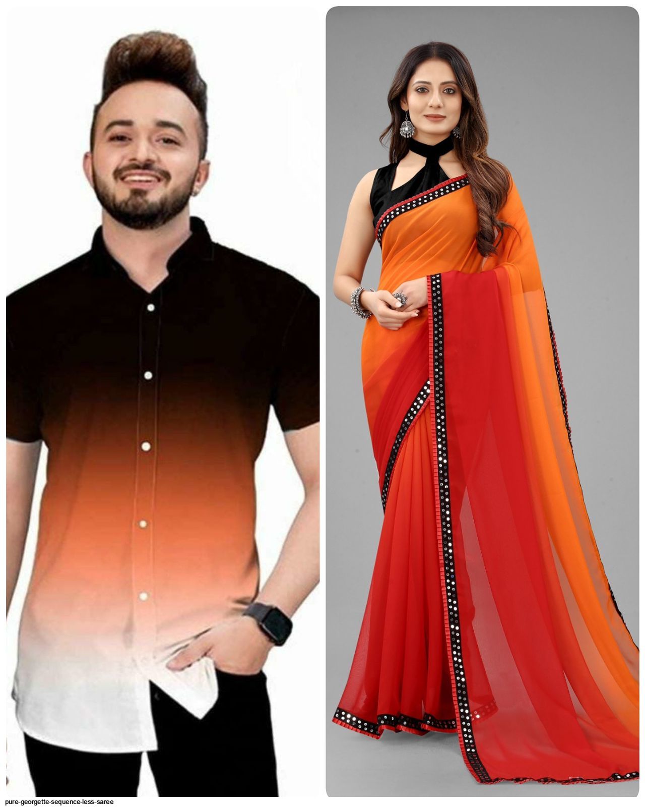 fancy couple match colour combo set-F