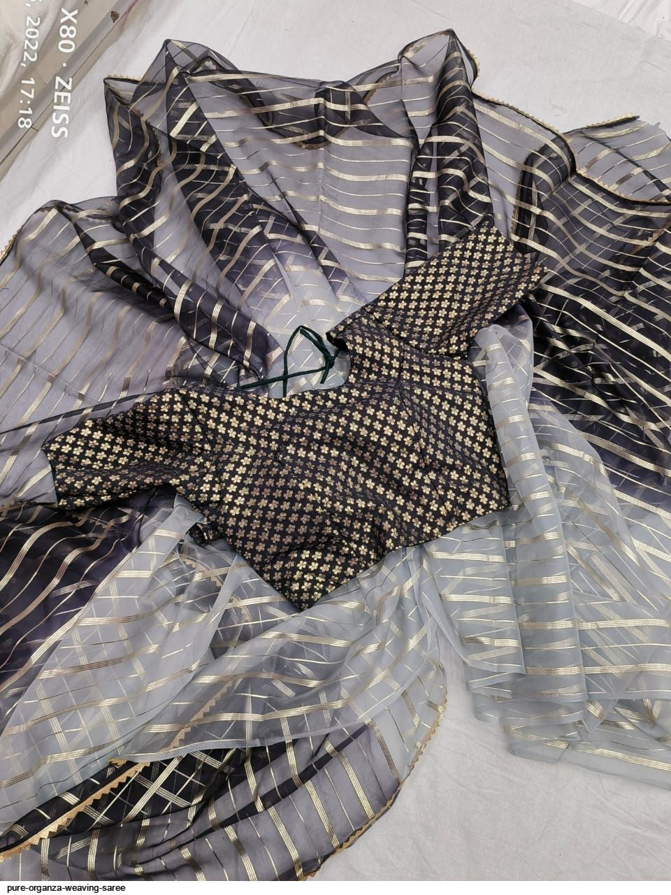 Pure organza weaving SAREE