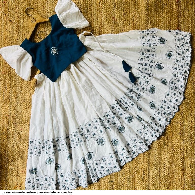 pure rayon elegant sequins work lehenga choli