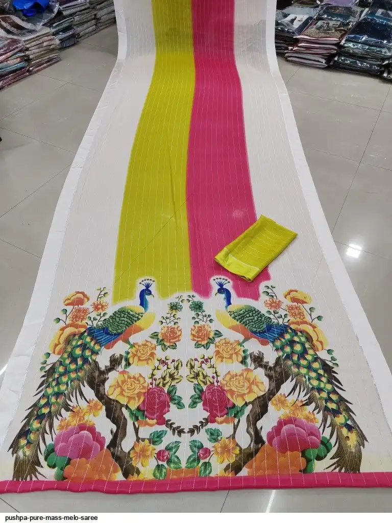 Pushpa Pure mass Melo Saree