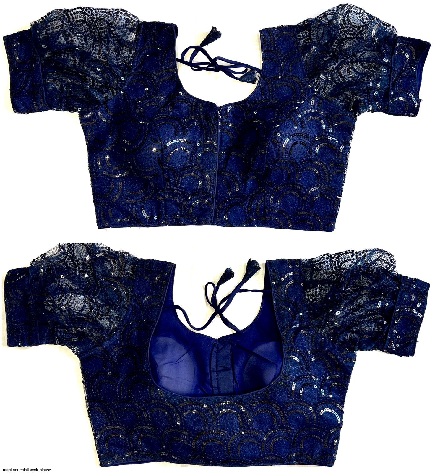 RAANI NET CHIPLI WORK BLOUSE