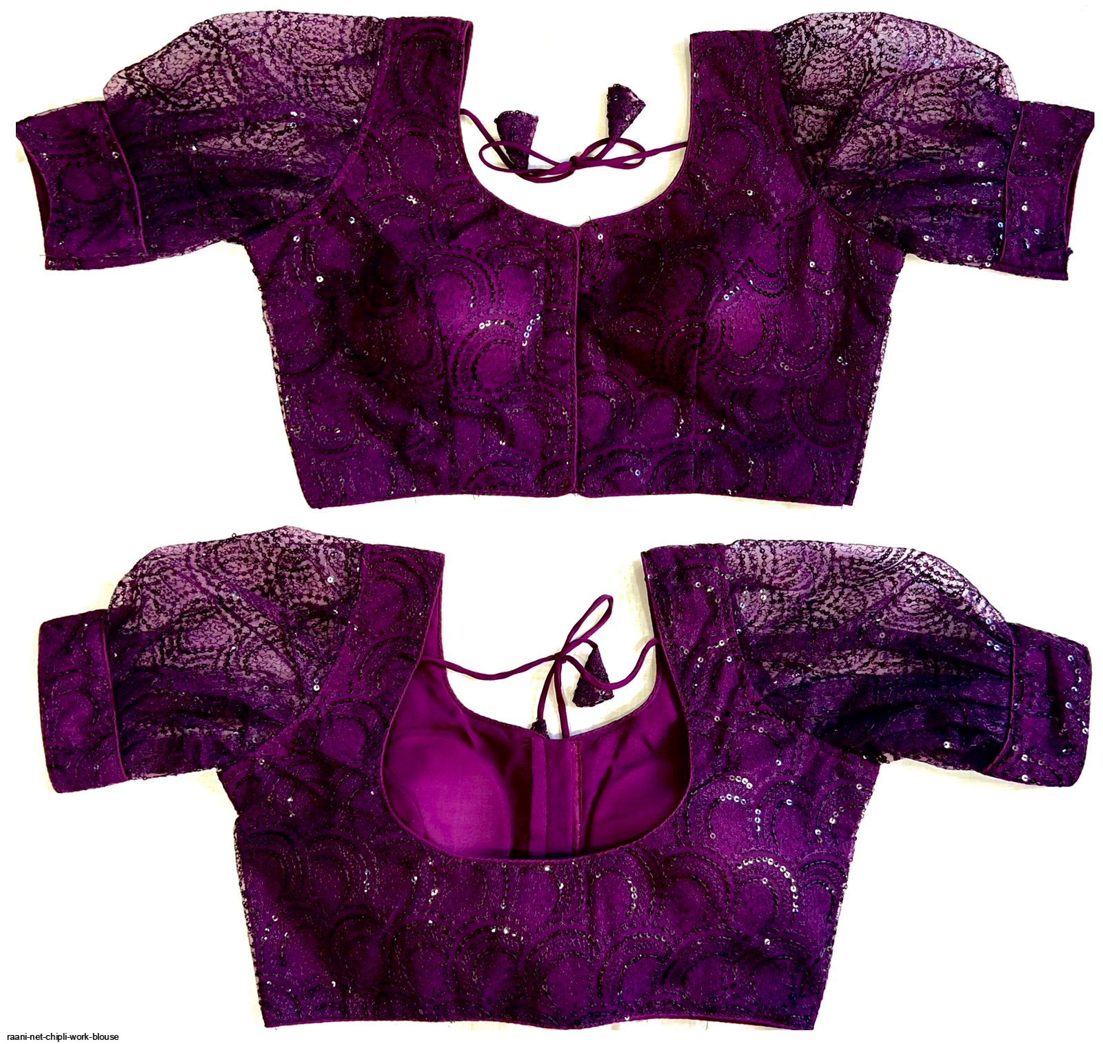 RAANI NET CHIPLI WORK BLOUSE