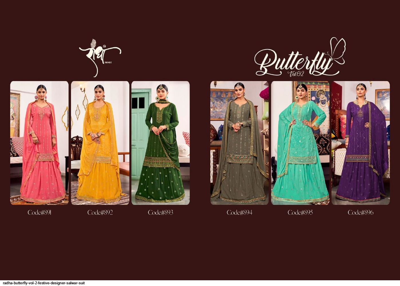 Radha Butterfly Vol 2 Festive Designer Salwar Suit