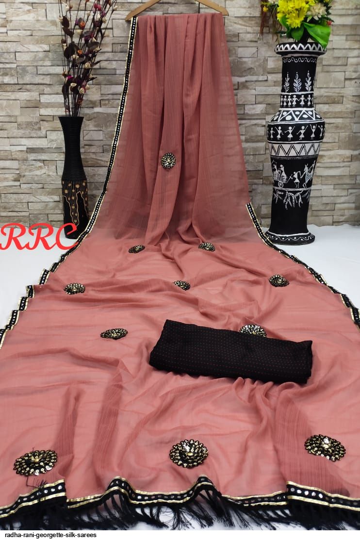 RADHA RANI GEORGETTE SILK SAREES