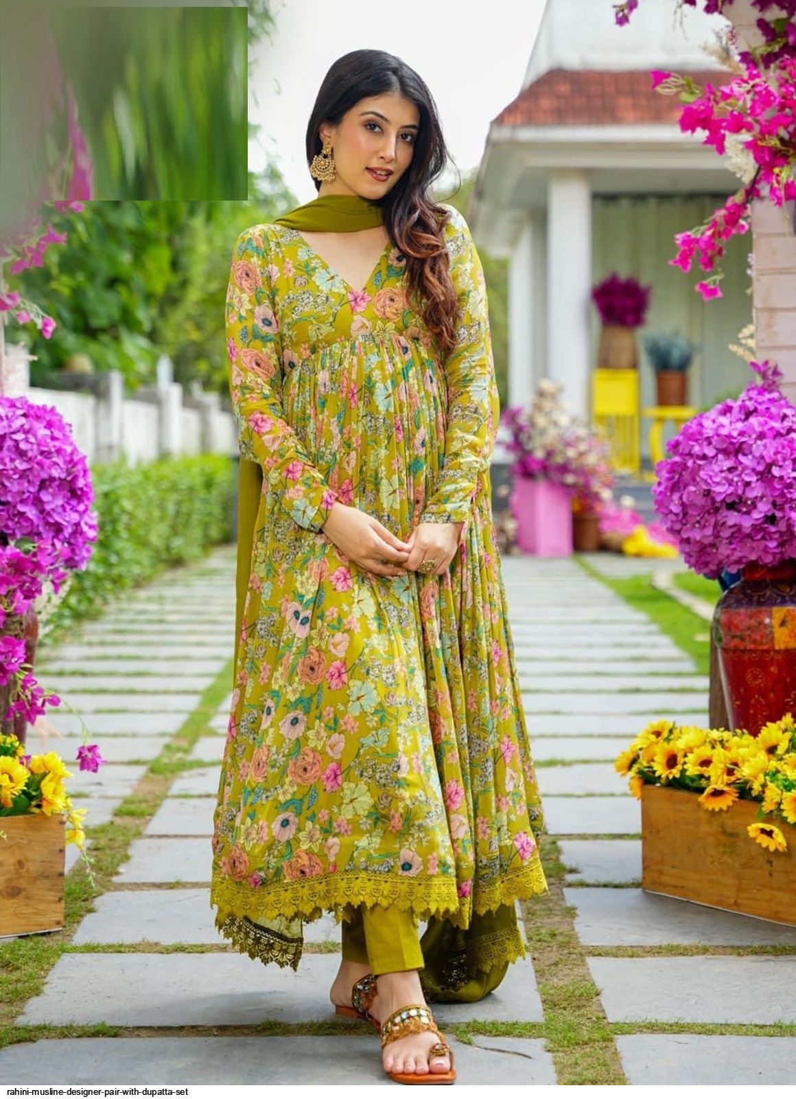 RAHINI musline DESIGNER PAIR WITH DUPATTA SET