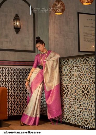 RAJBEER KAIZAA SILK saree